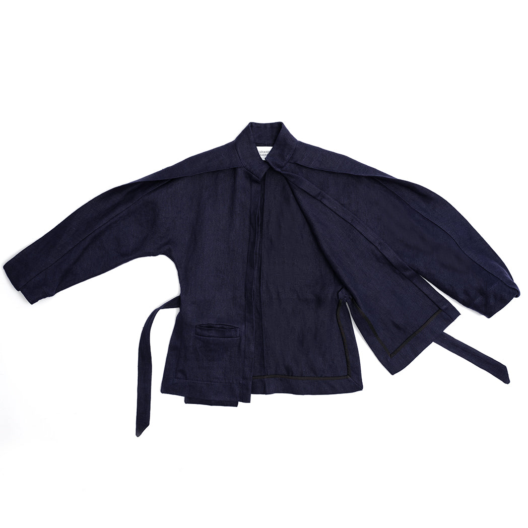DISH DASH | INDIGO SCULPTED JACKET
