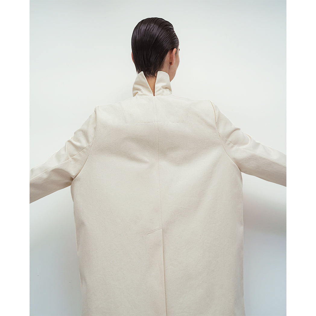 RUFFALOHO | GABERDINE PAINTER'S COAT